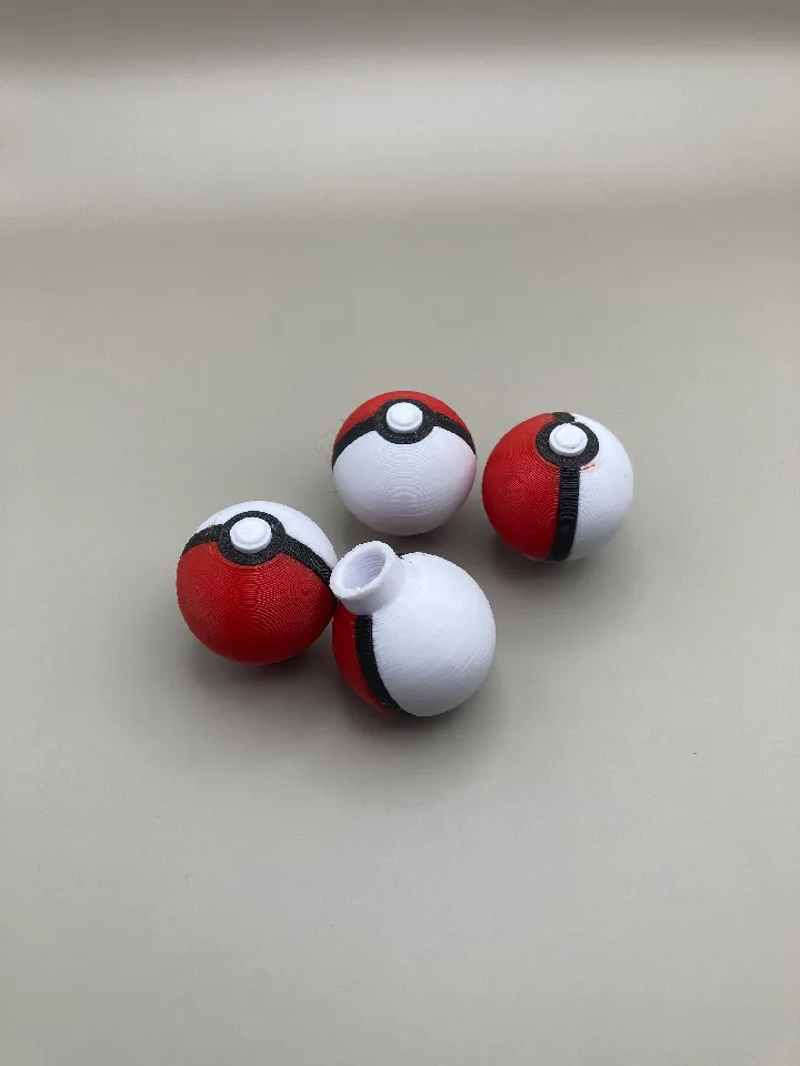 Pokeball Valve Stem Cap by 3D Ideation | Download free STL model ...