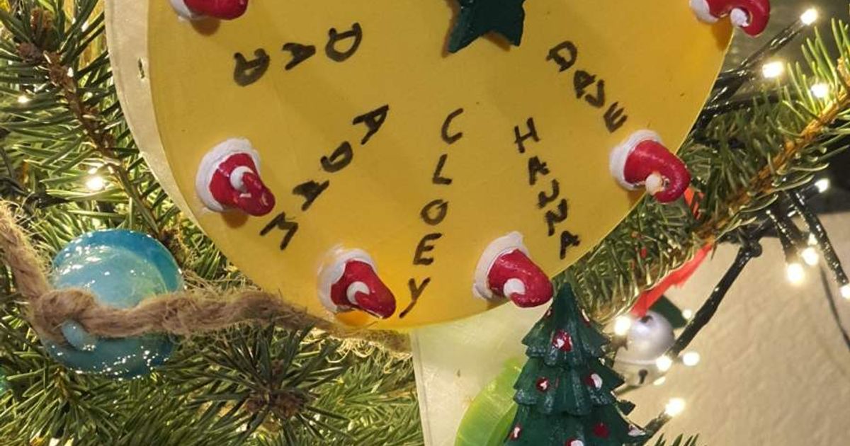 Christmas Tree Wheel of Fortune! by TheDogeBork | Download free STL ...