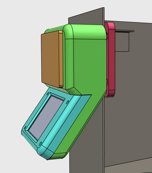 Gaggiuino front mount angled screen for Gaggia Classic, no drilling or ...