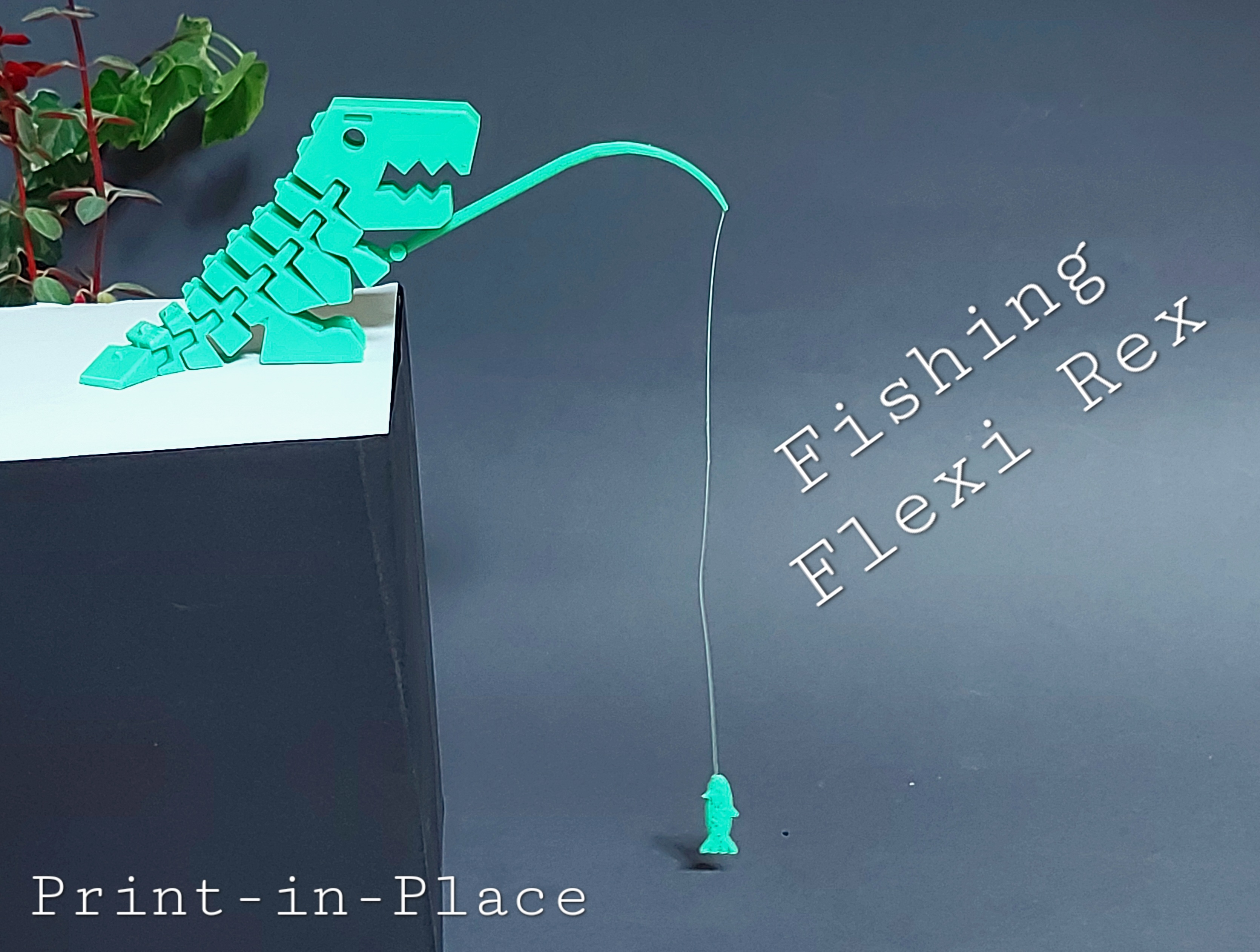 Fishing Flexi Rex por kida | Descargar modelo STL gratuito | Printables.com