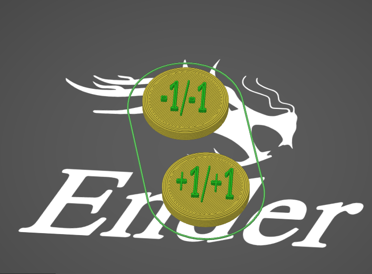 Magic: the gathering Buff Tokens by Loryxx | Download free STL model ...