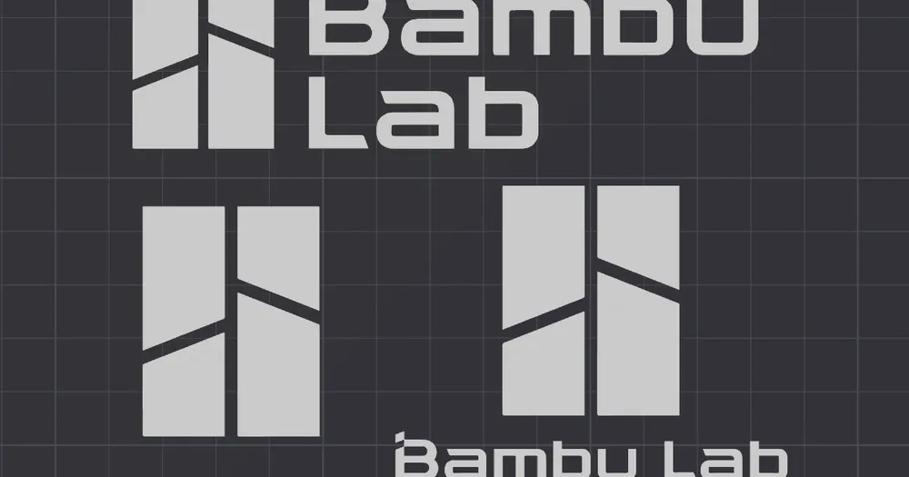 Bambu Lab Logo and Font by Bralle86 | Download free STL model ...
