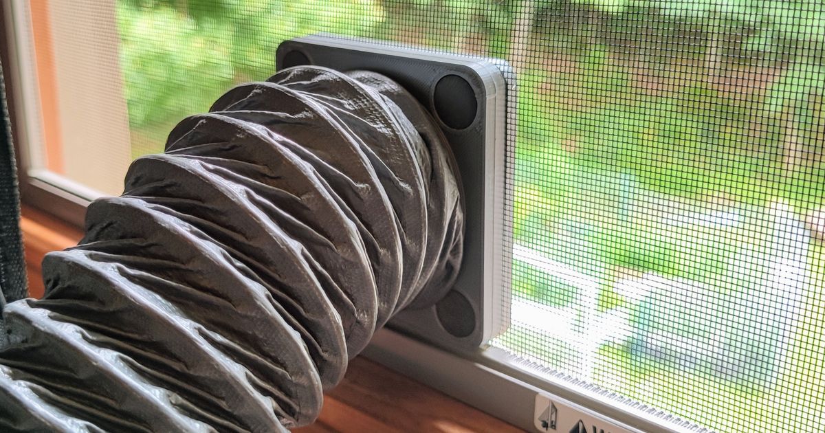 Magnetic Insect Screen Exhaust Vent by Victor Lin | Download free STL ...