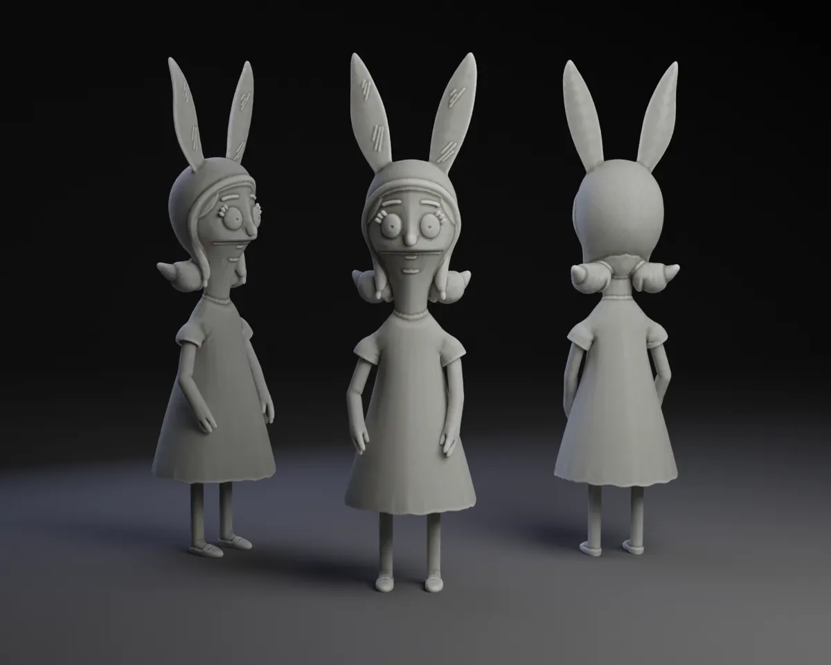 Louise Belcher : Bob's Burgers by Peter Farell | Download free STL ...