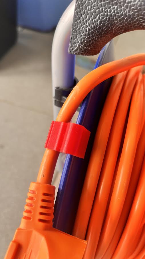 Clip for attaching the cable to the drum extension by Křovák | Download ...