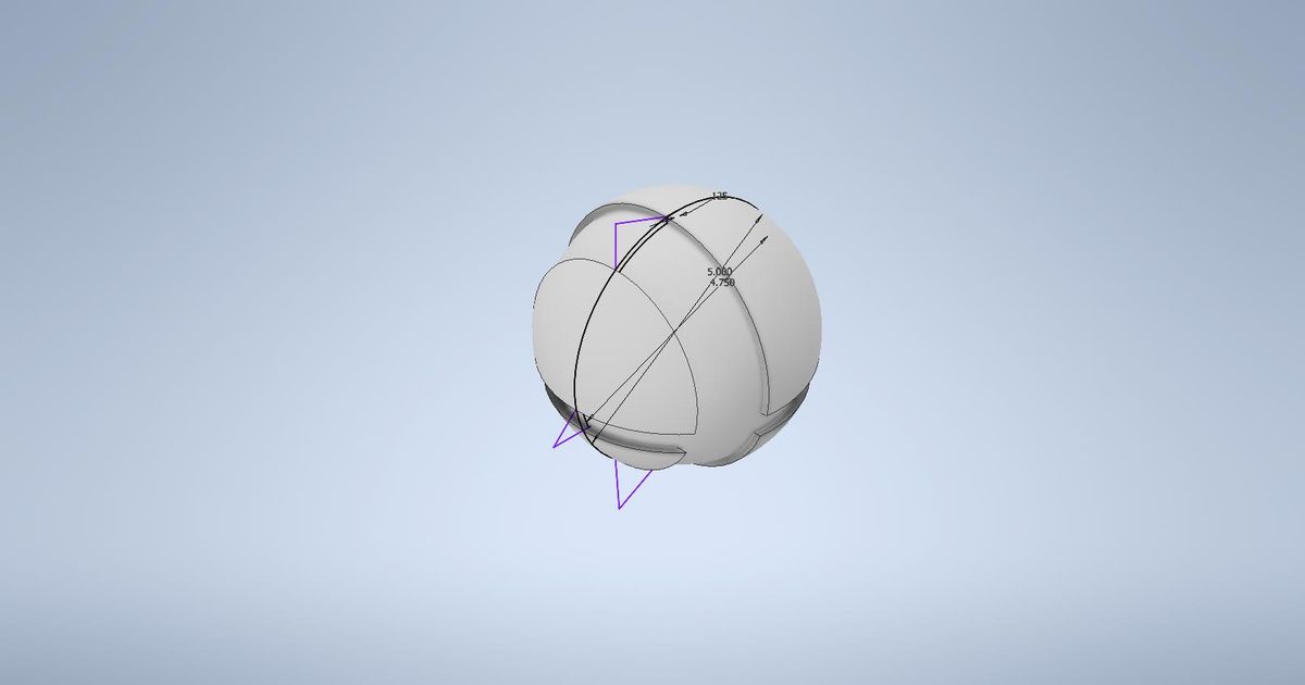Smash Ball Sphere by MtnFighter | Download free STL model | Printables.com