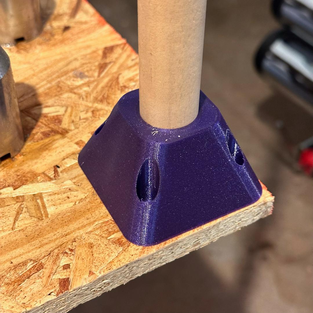 Post floor flange by Mr. Popcorn | Download free STL model | Printables.com