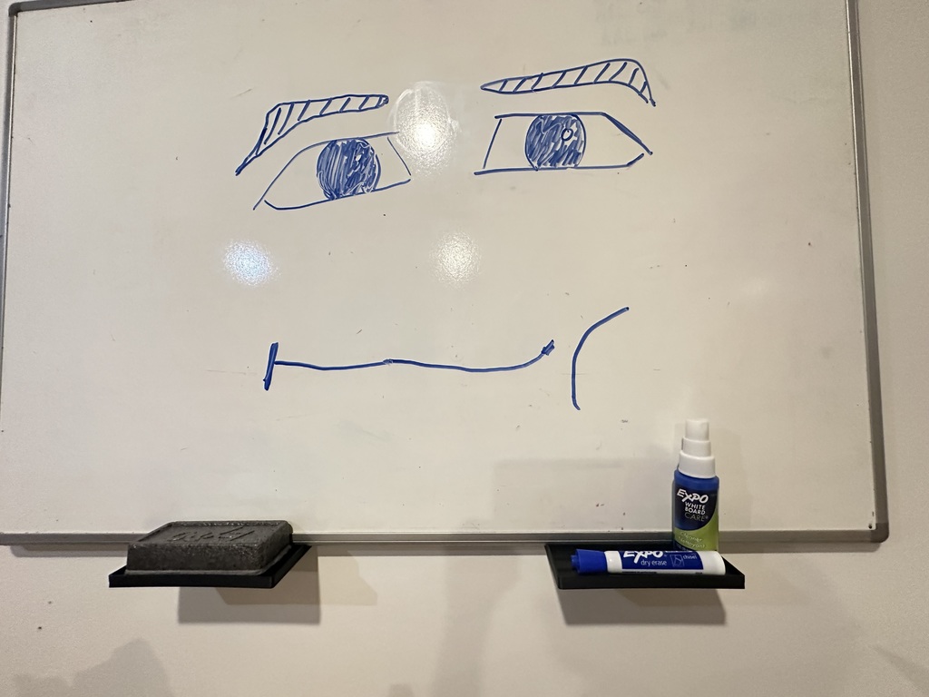 Dry Erase Marker Holder by MakerModelWorks | Download free STL model ...