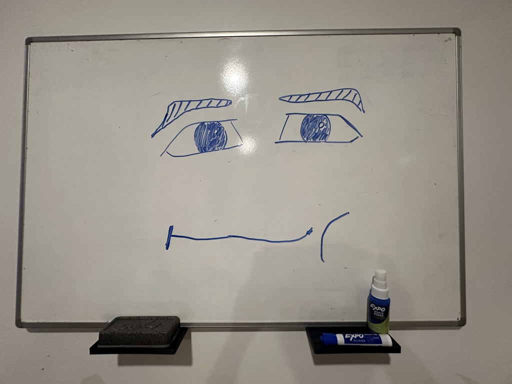 Dry Erase Marker Holder by MakerModelWorks | Download free STL model ...
