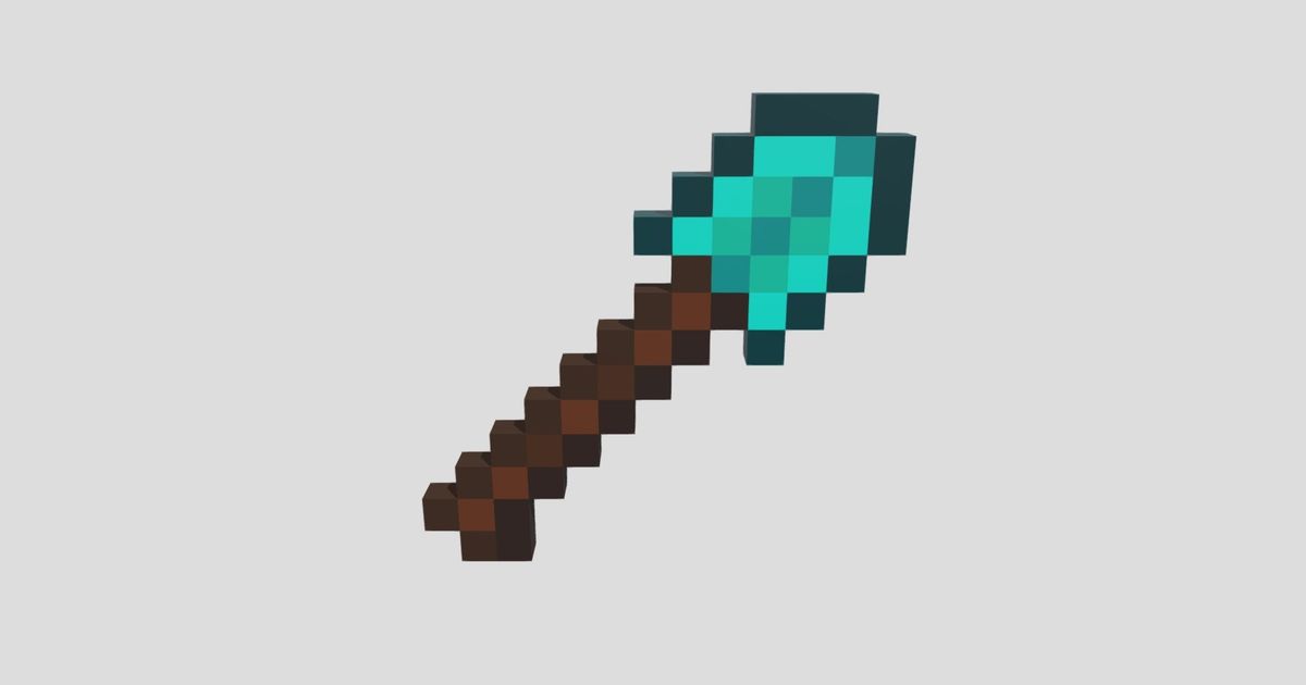 Minecraft Shovel by DJSmarty | Download free STL model | Printables.com