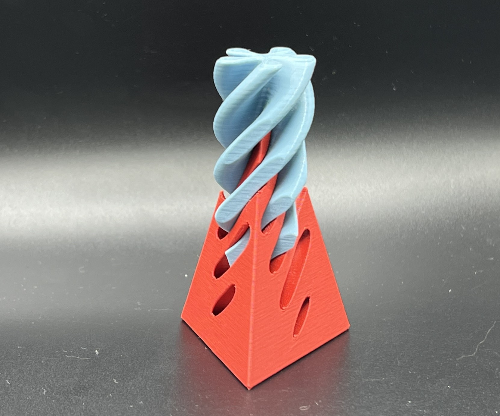 Triangle Pyramid Impossible Passthrough Helix Fidget by EcoDad ...