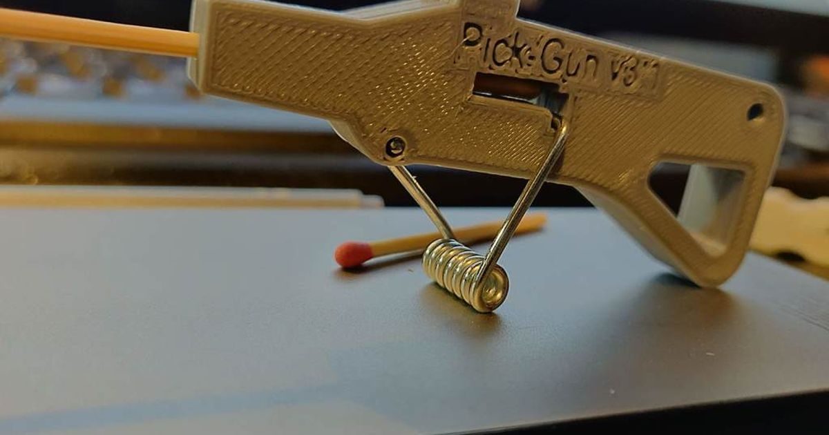 Toothpick launcher by jq910 | Download free STL model | Printables.com