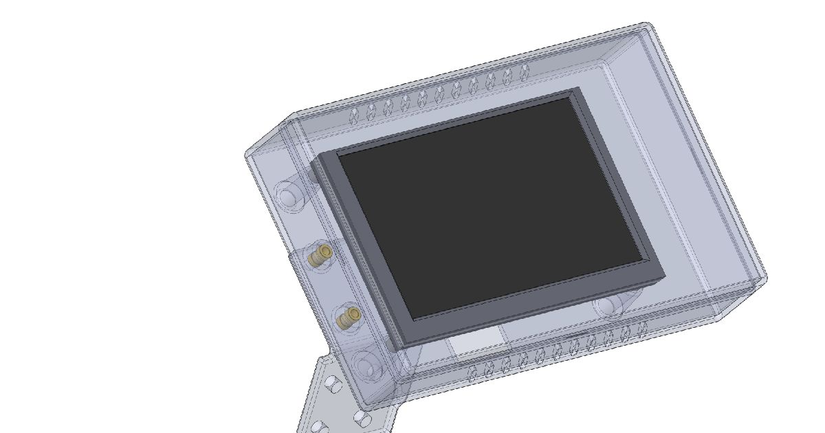 BTT PI TFT50 Screen holder by Johan Fasth | Download free STL model ...