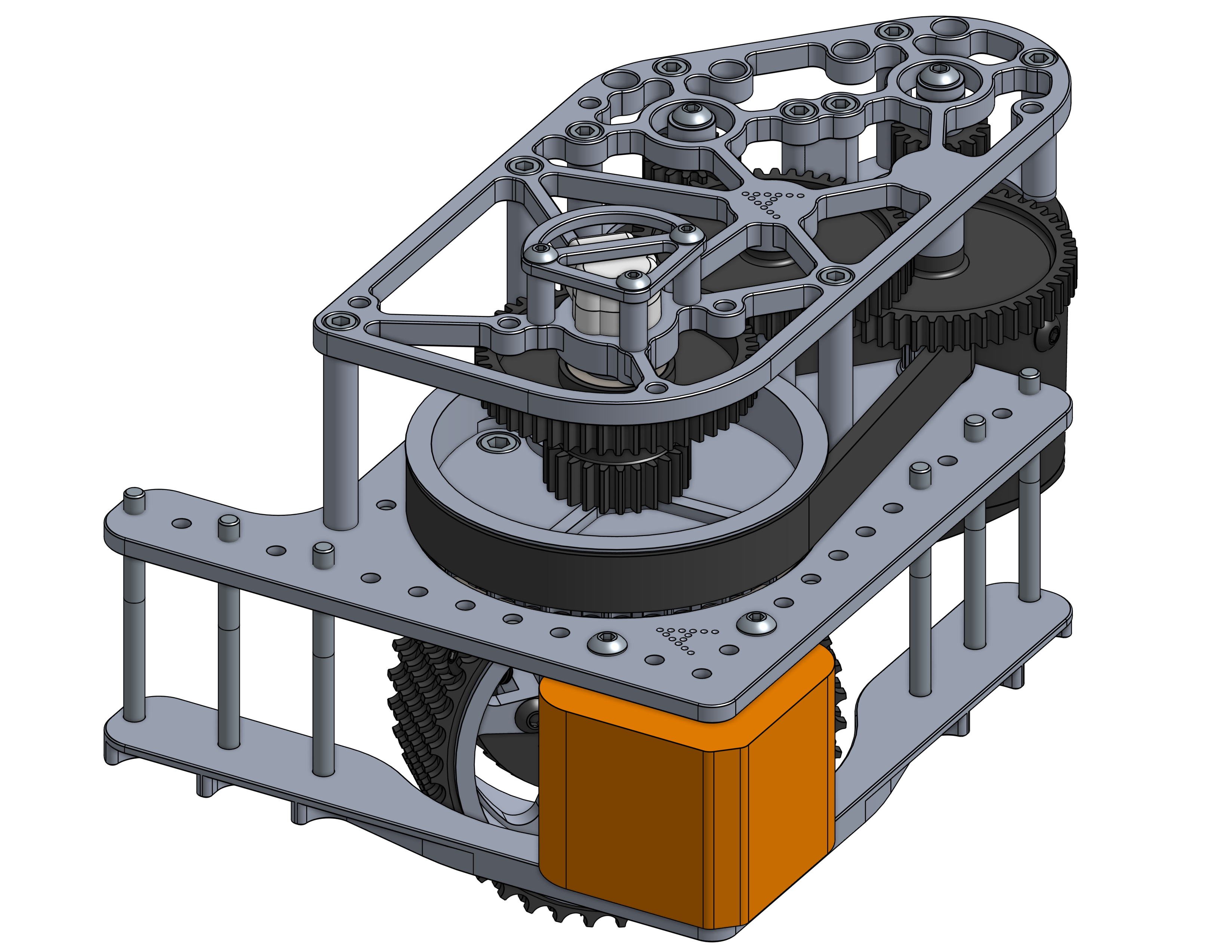 1/4" Frame Perimeter Extender for FRC SDS Swerve by AGB | Download free ...