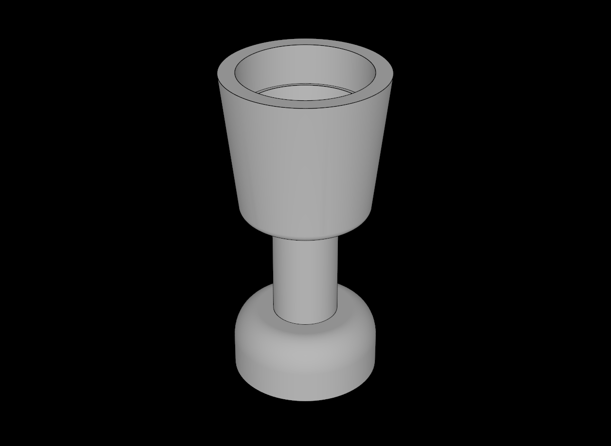 Lego Compatible (2343.dat) Minifig Goblet by thall72 | Download free ...