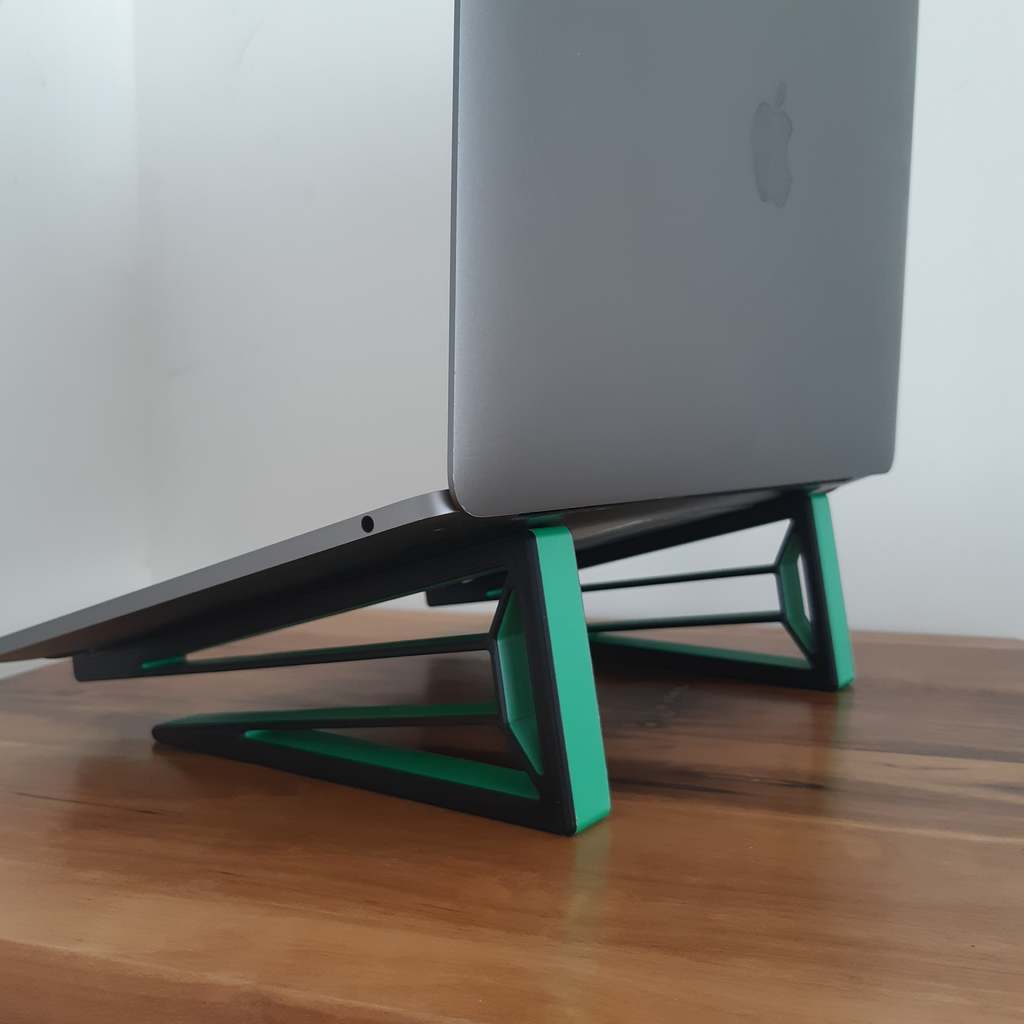 Laptop raiser and vertical stand by Layo3d | Download free STL model ...
