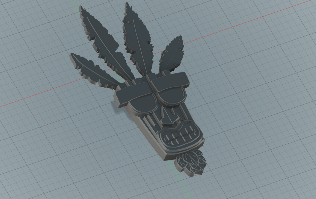 aku aku mask by Francesco Nisi | Download free STL model | Printables.com
