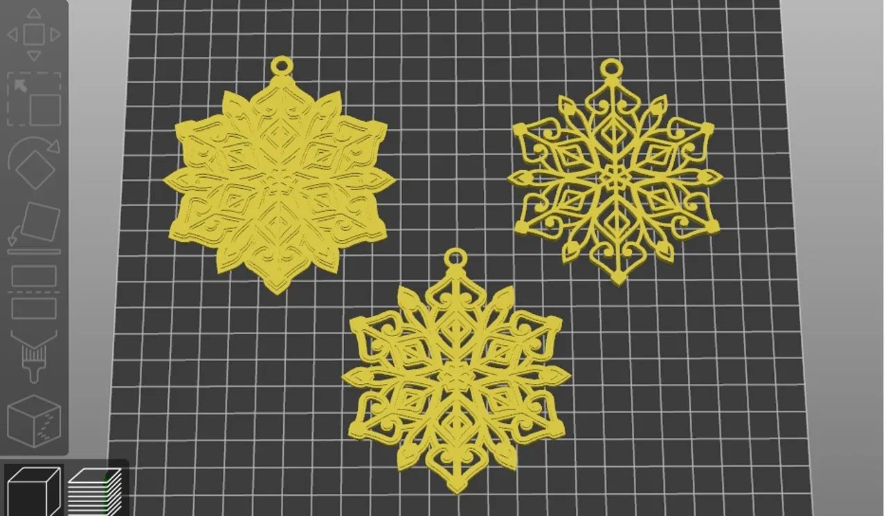 Snowflake multilayer by Oxa | Download free STL model | Printables.com