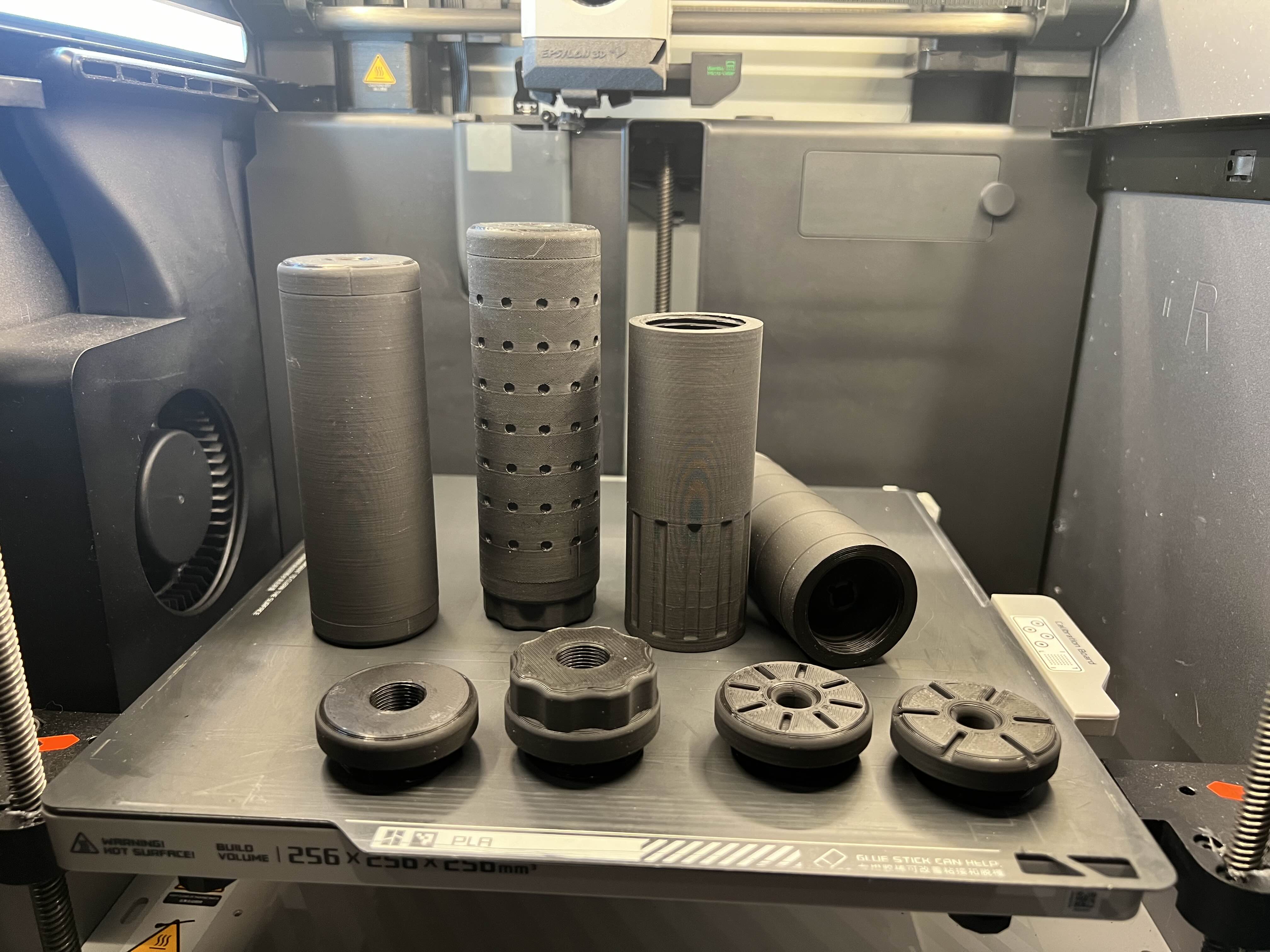 Airsoft silencer/suppressor. (work in progress) por KP design ...