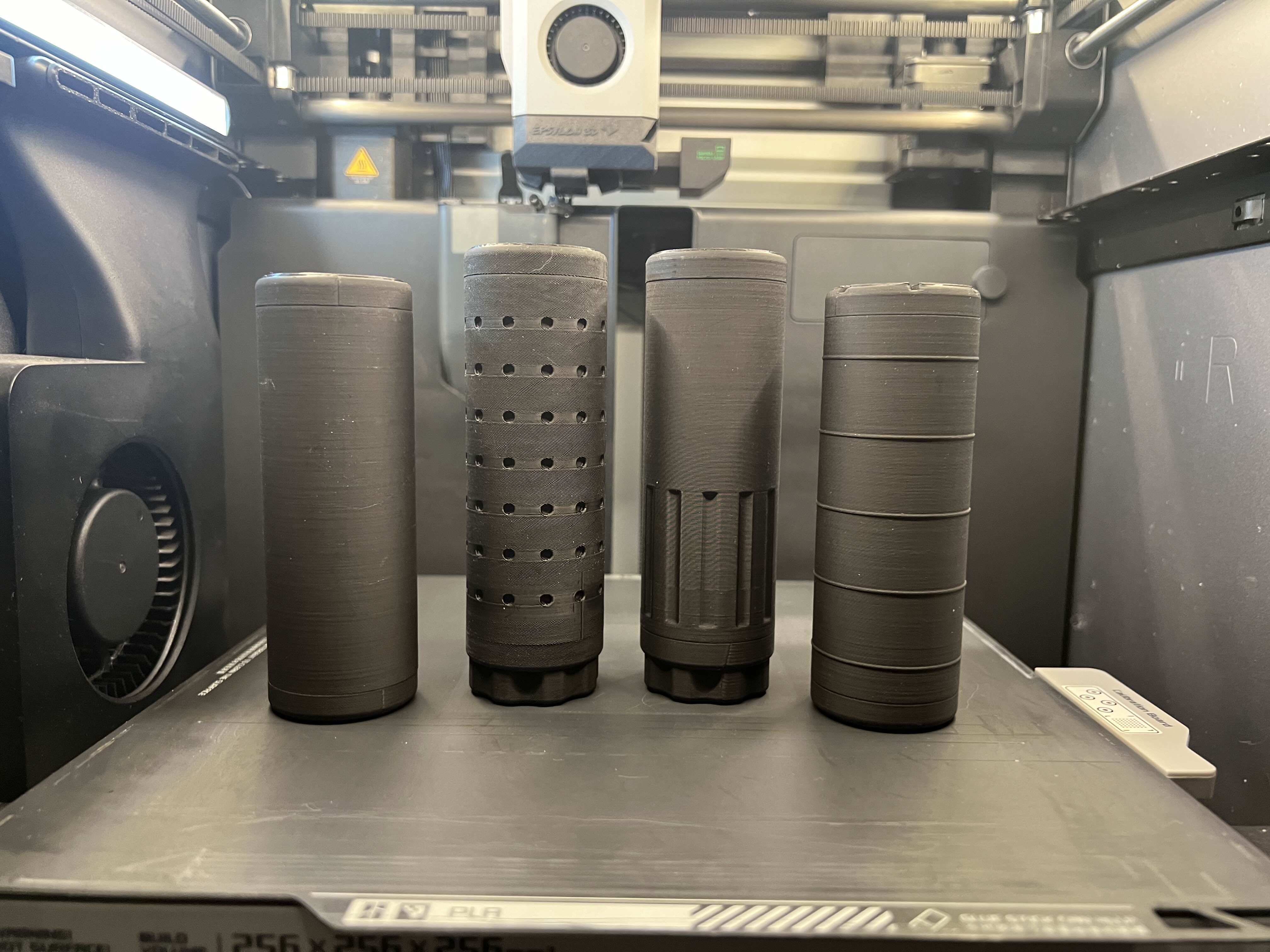 Airsoft silencer/suppressor. (work in progress) por KP design ...