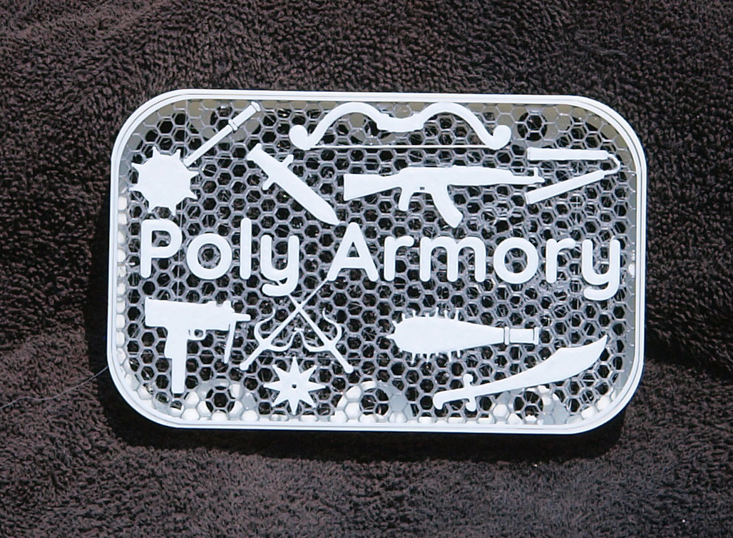 Poly Armory sign by h2odragon | Download free STL model | Printables.com