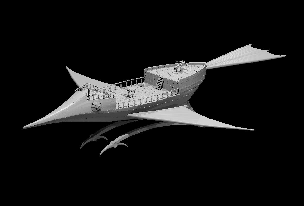 Spelljammer Ships - Full Sized and Tiny models by MZ4250 | Download ...