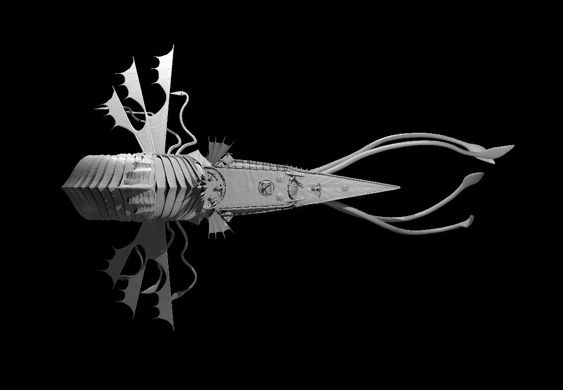 Spelljammer Ships - Full Sized and Tiny models by MZ4250 | Download ...