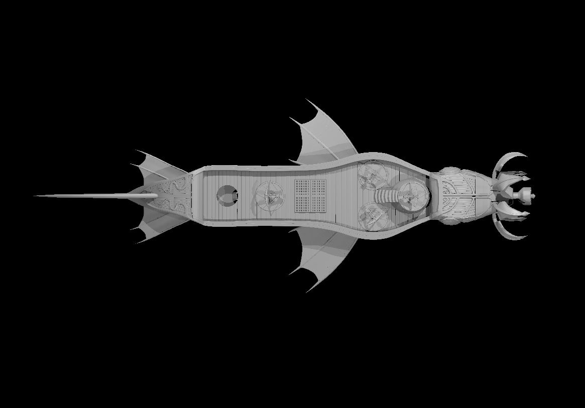 Spelljammer Ships - Full Sized and Tiny models by MZ4250 | Download ...