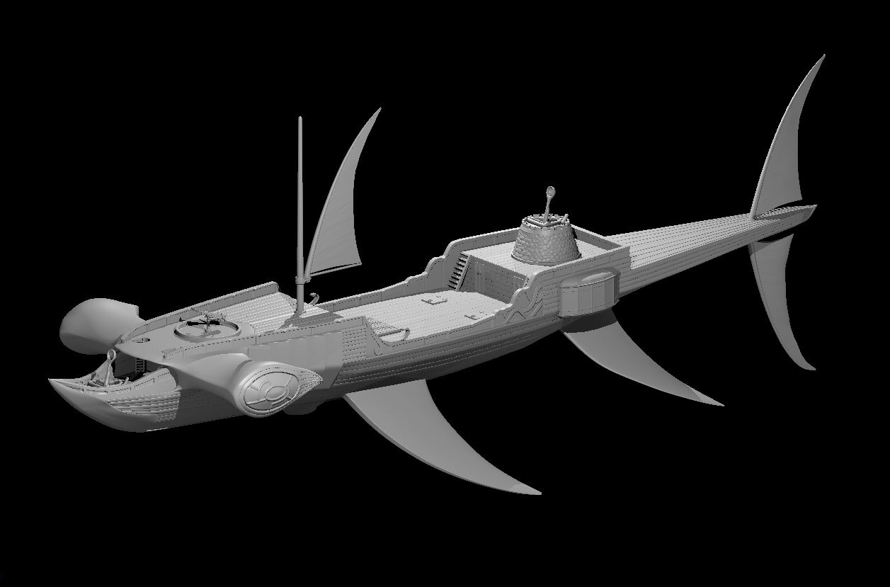 Spelljammer Ships - Full Sized and Tiny models by MZ4250 | Download ...