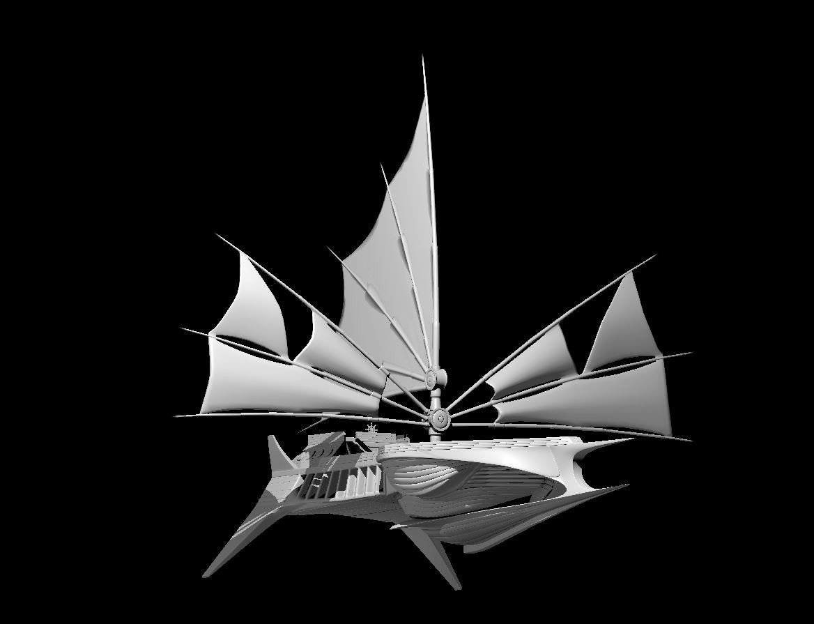 Spelljammer Ships - Full Sized and Tiny models by MZ4250 | Download ...