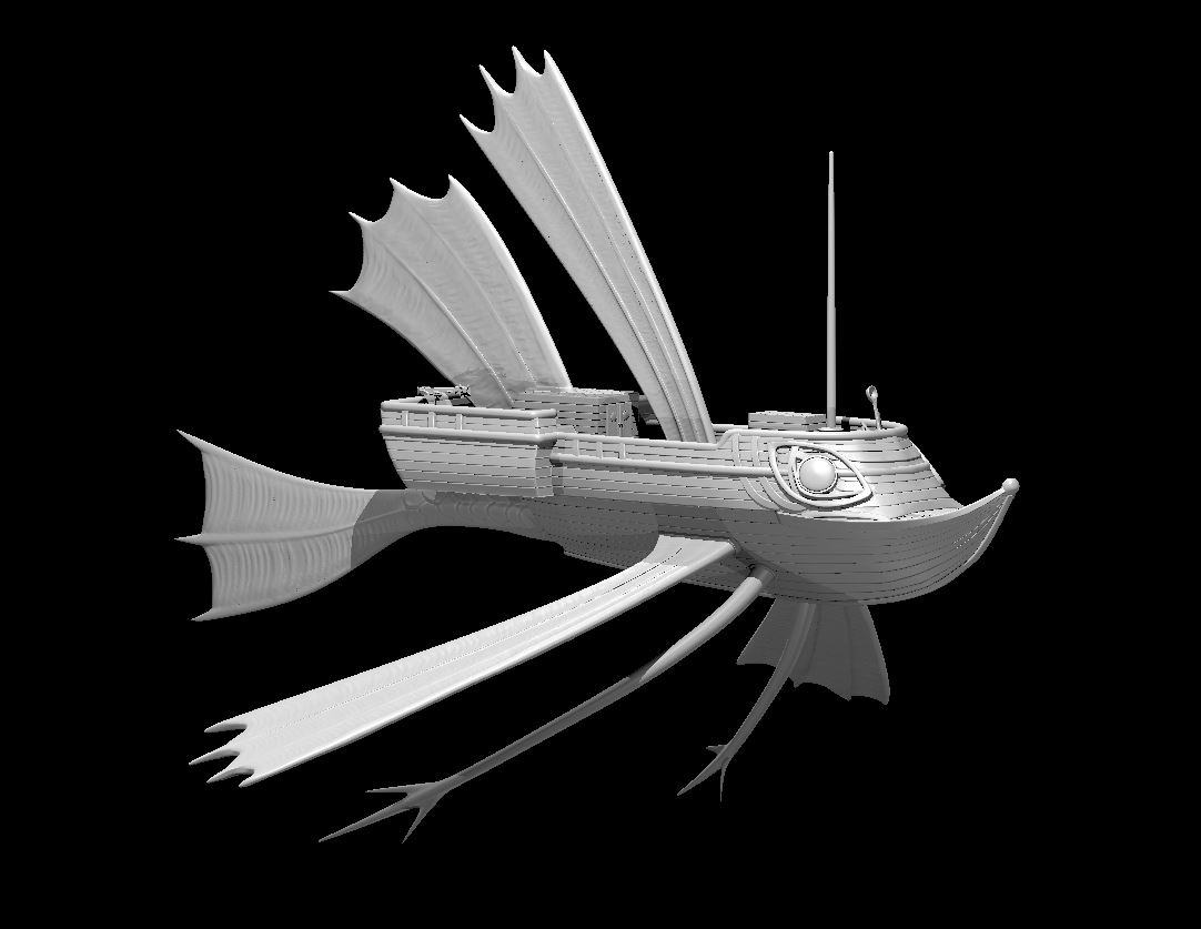 Spelljammer Ships - Full Sized and Tiny models by MZ4250 | Download ...