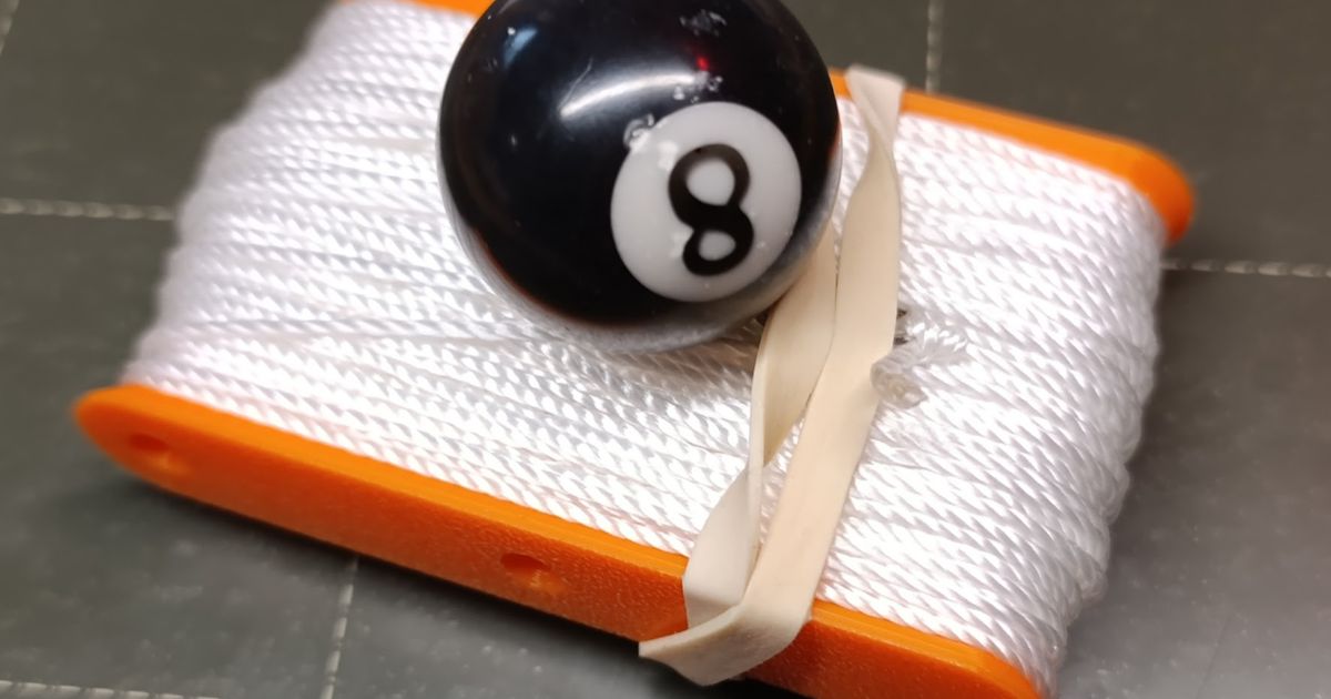 Paraglider recue line spindle. by vindolin | Download free STL model ...