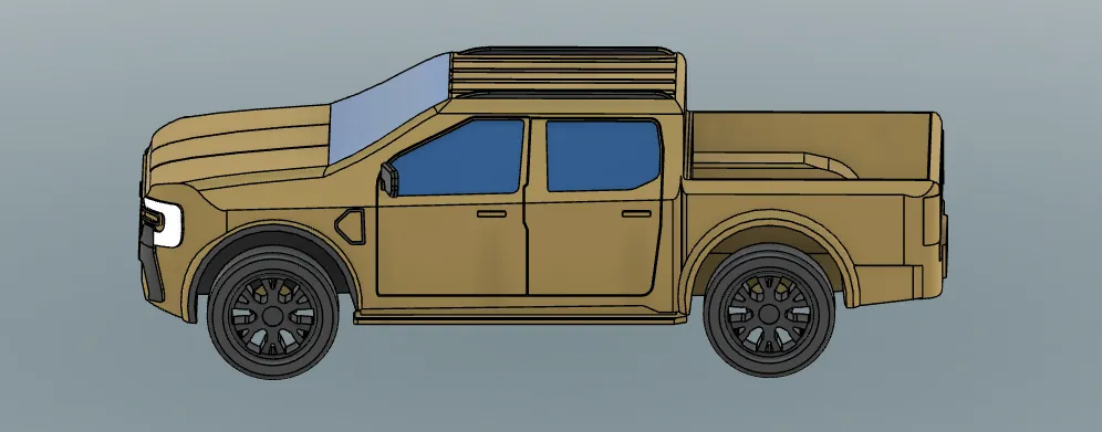 Ford Ranger Wildtrak 2023 by Kimi | Download free STL model ...