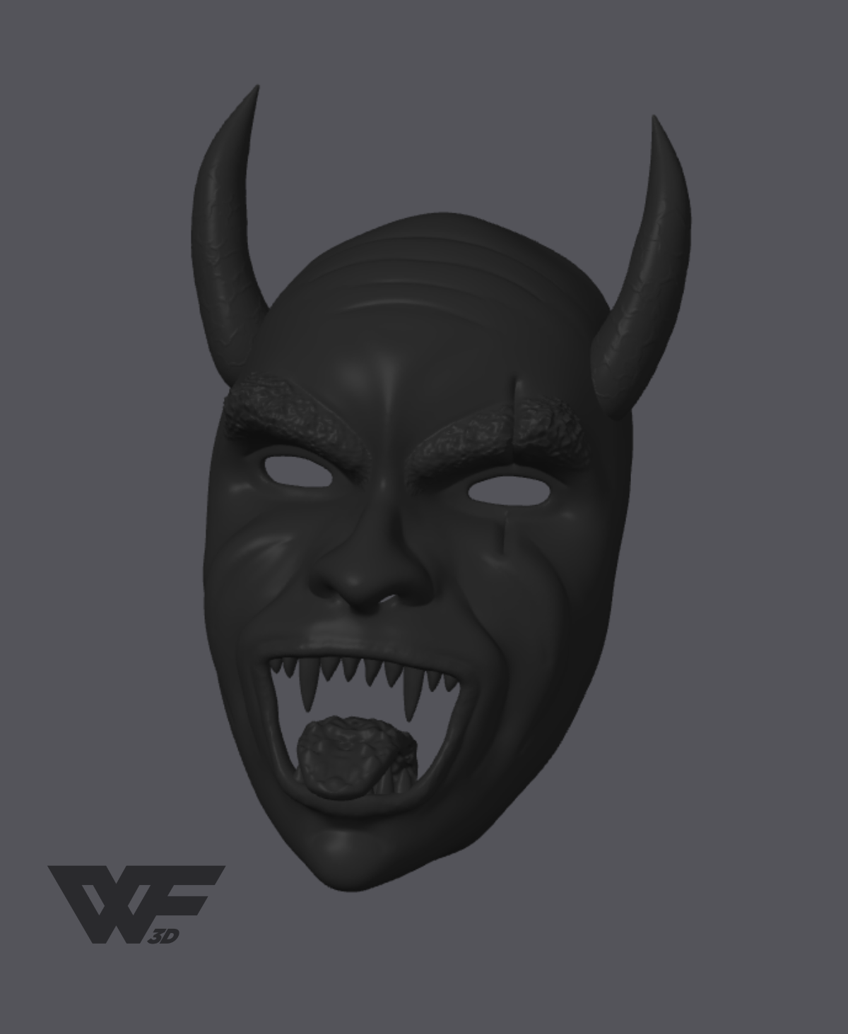 Devil Mask inspired by German folklore by WF3D | Printables Store
