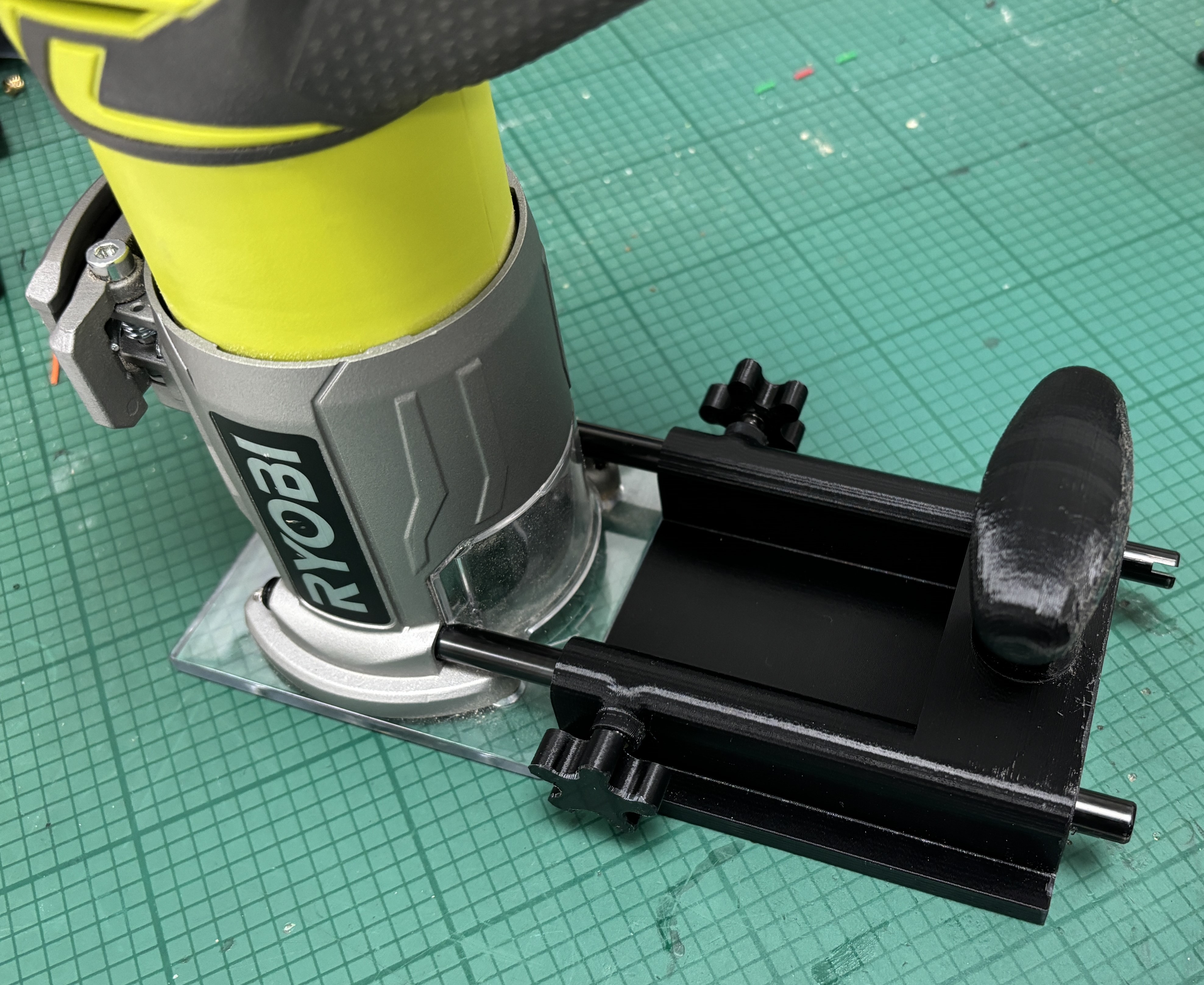 Control handle and surface for Ryobi trim router by CharlesTownsend ...