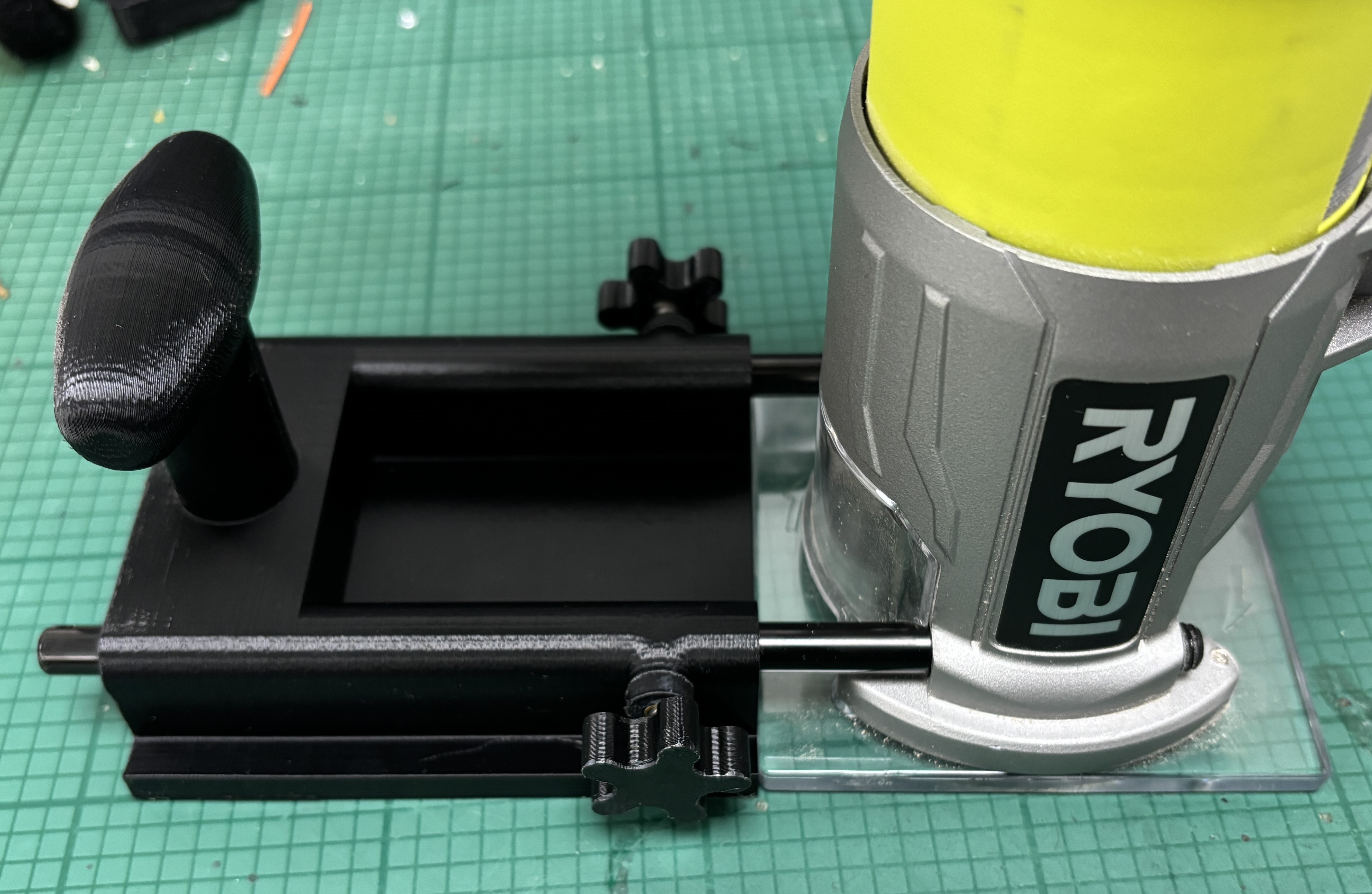 Control handle and surface for Ryobi trim router by CharlesTownsend ...