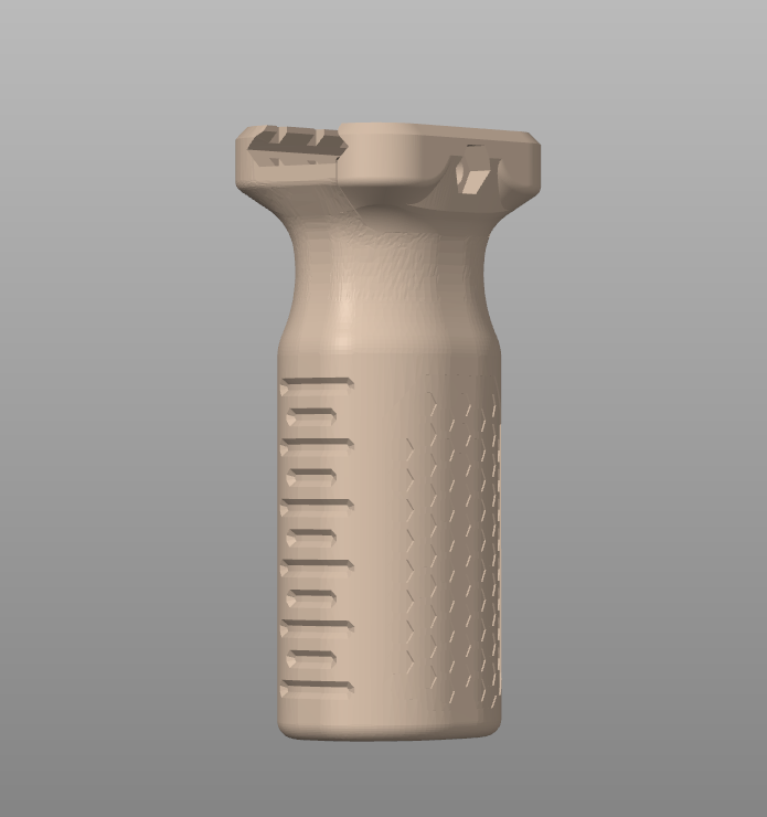 Shade Vertical Foregrip: Monolithic Slim-Top Remix for low-profile ...