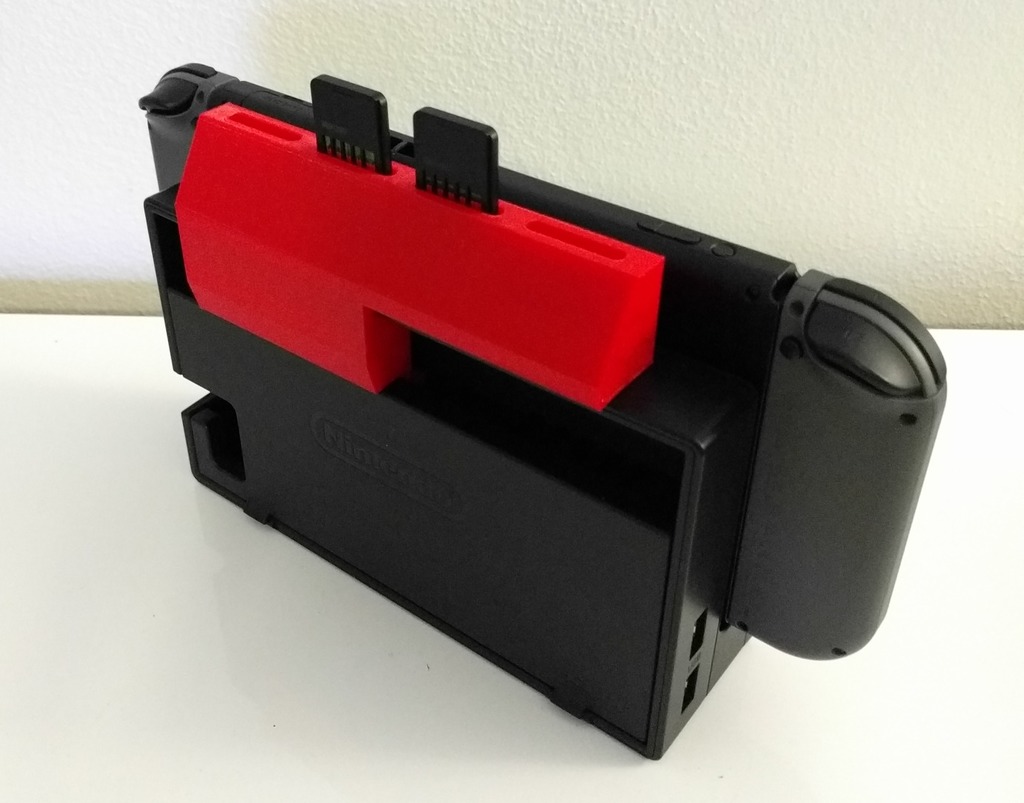 Nintendo Switch Cartridge Holder for Dock / Stand - 4 slot by Diarx | Download free STL model ...