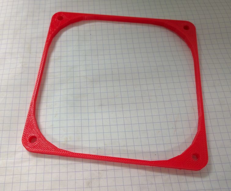 Simple 120mm PC fan spacer - 2 & 5mm versions. by Diarx | Download free ...