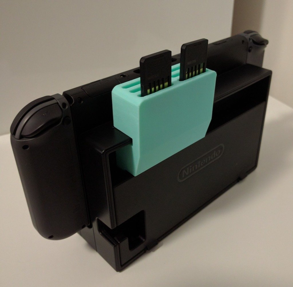 Nintendo Switch Cartridge Holder for Dock / Stand - 6 slot by Diarx | Download free STL model ...