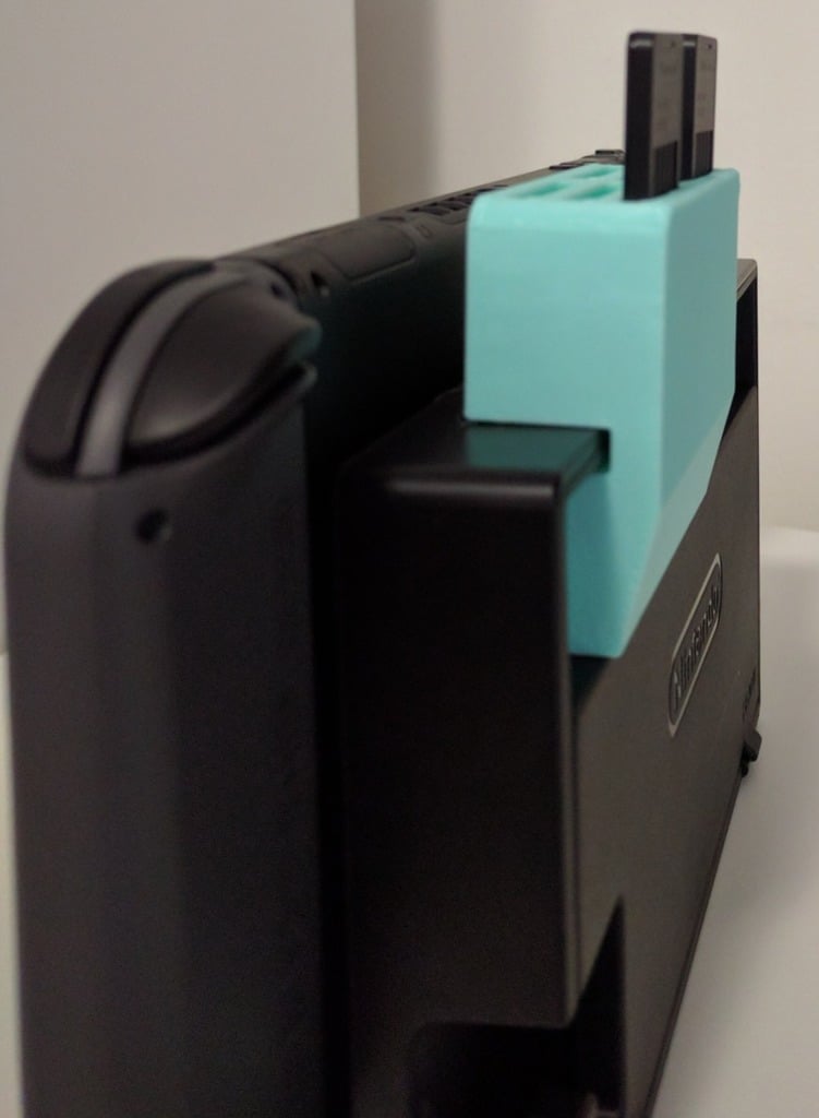 Nintendo Switch Cartridge Holder for Dock / Stand - 6 slot by Diarx | Download free STL model ...