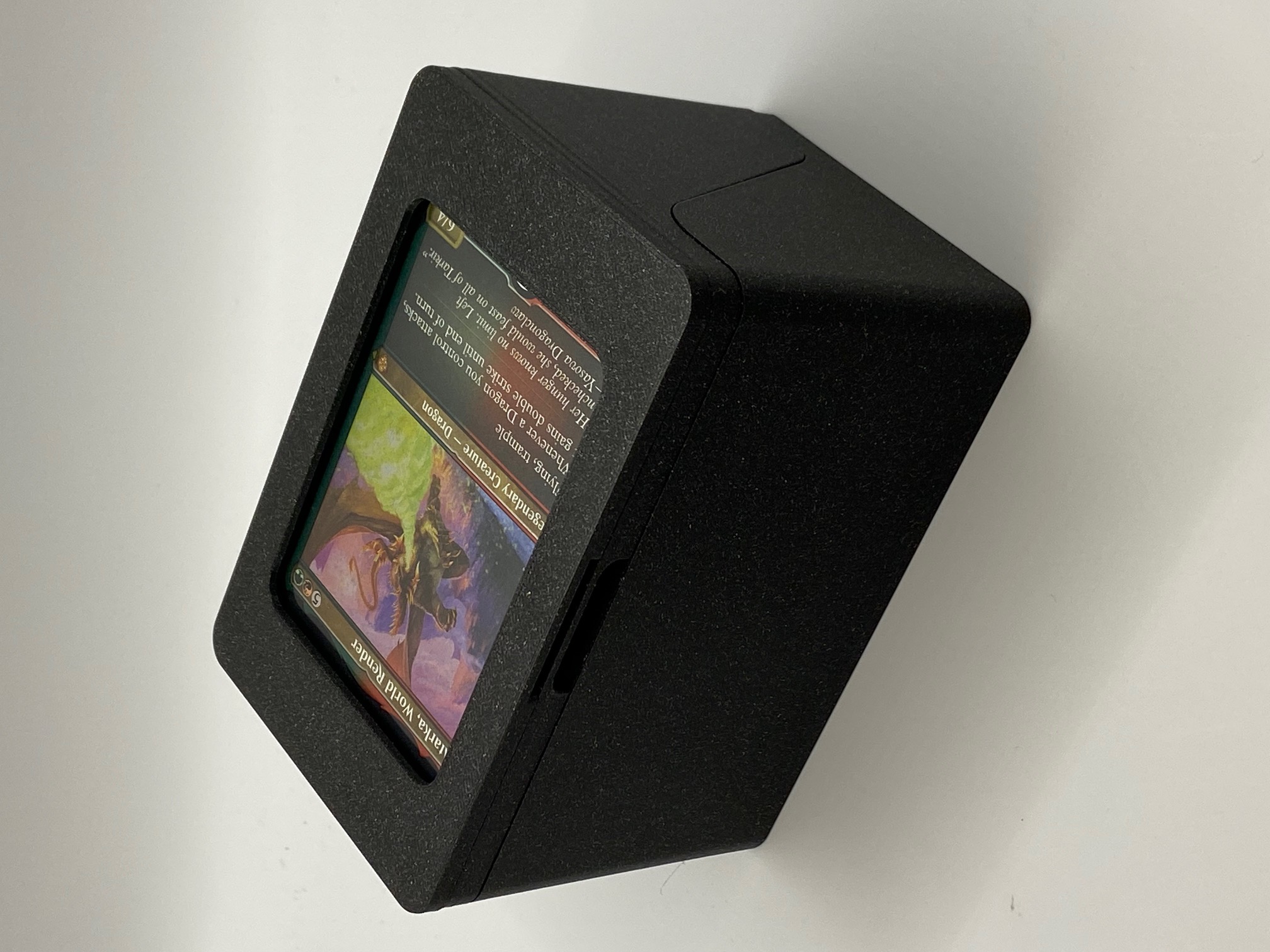 COMMANDER EDH DECK BOX AND TRAYS FOR MAGIC THE GATHERING, POKEMON, OR ...