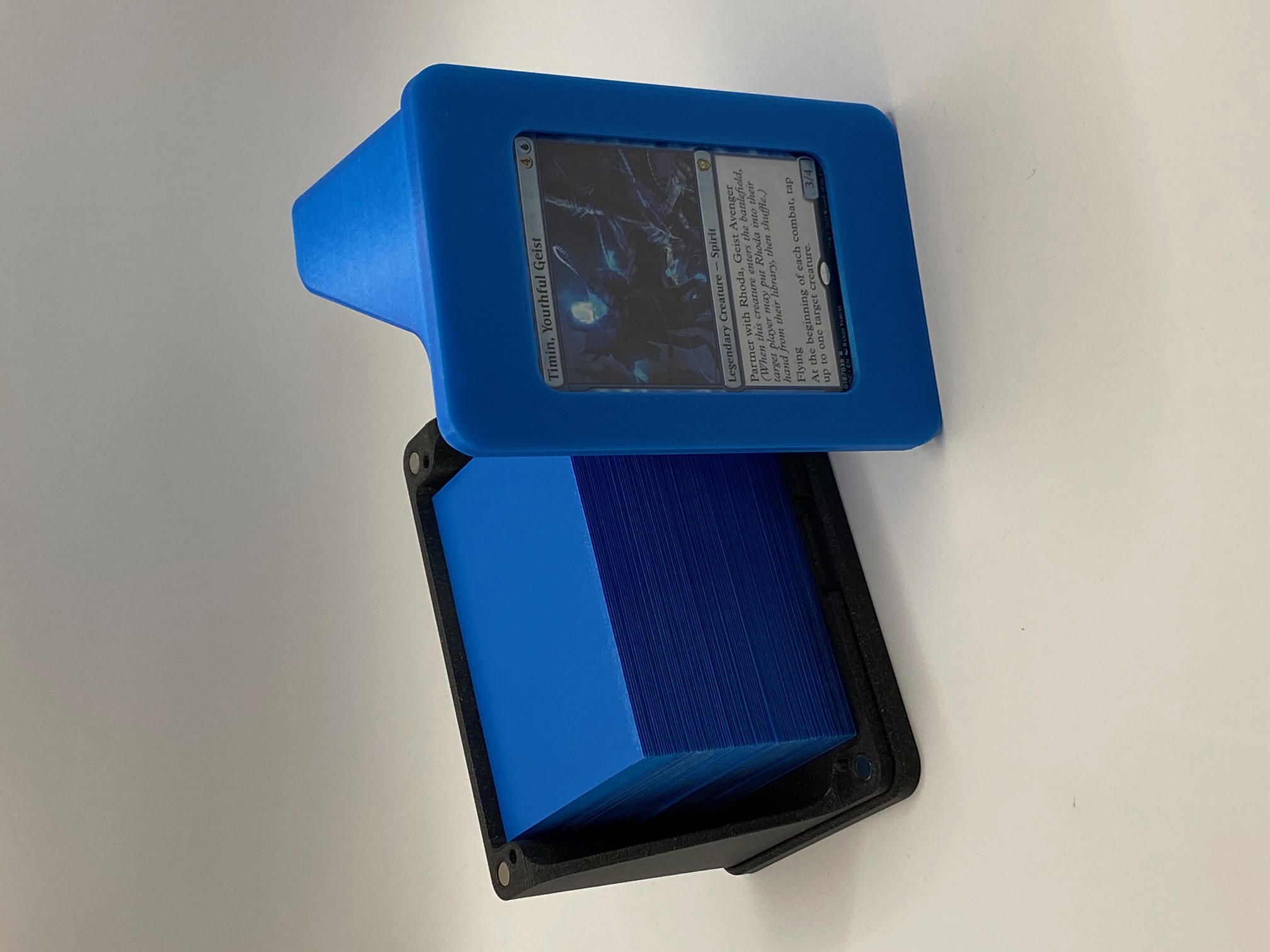 COMMANDER EDH DECK BOX AND TRAYS FOR MAGIC THE GATHERING, POKEMON, OR ...