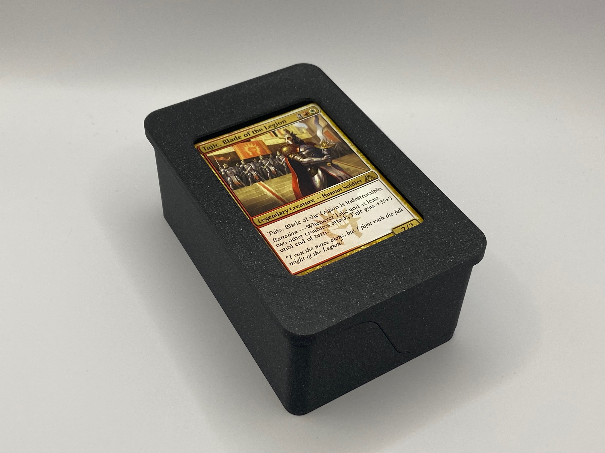 COMMANDER EDH DECK BOX AND TRAYS FOR MAGIC THE GATHERING, POKEMON, OR ...