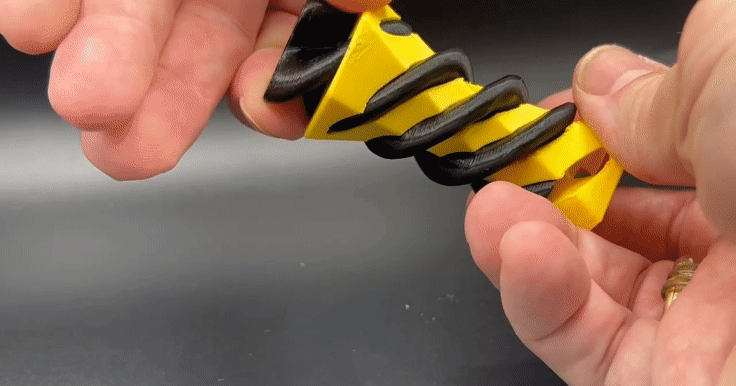 Impossible Twisting Hex Fidget (No Supports Required) by EcoDad ...