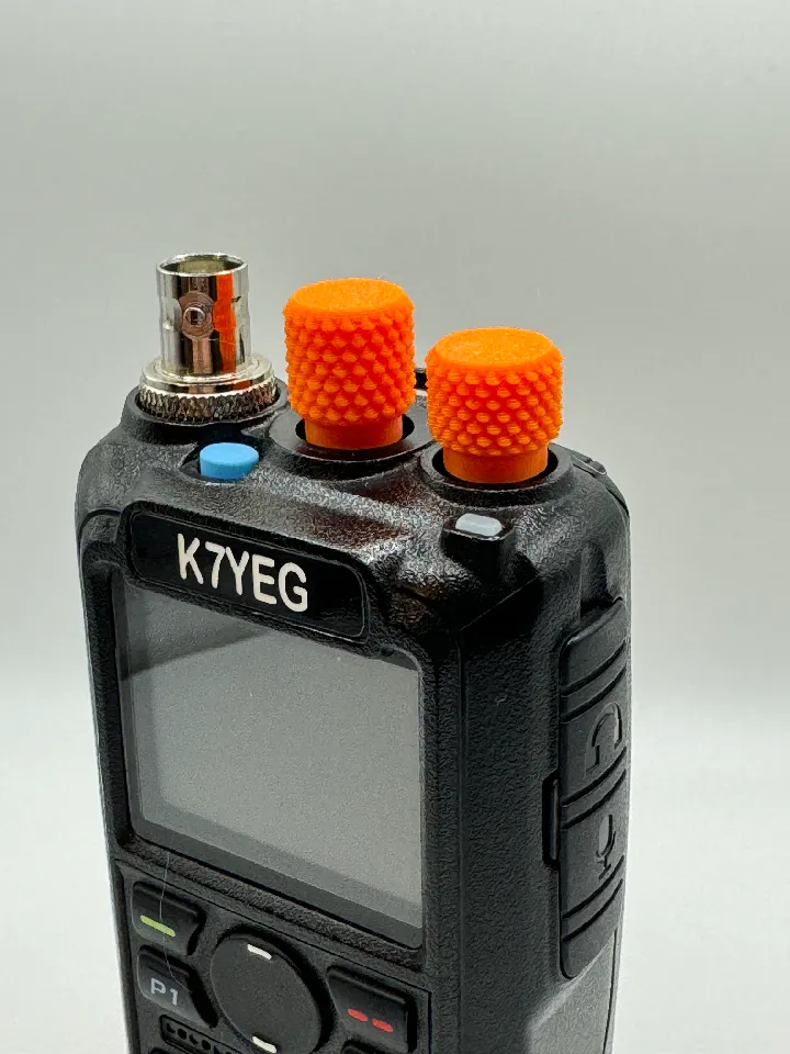 Knurled Knobs for Anytone 878 by K7YEG | Download free STL model ...