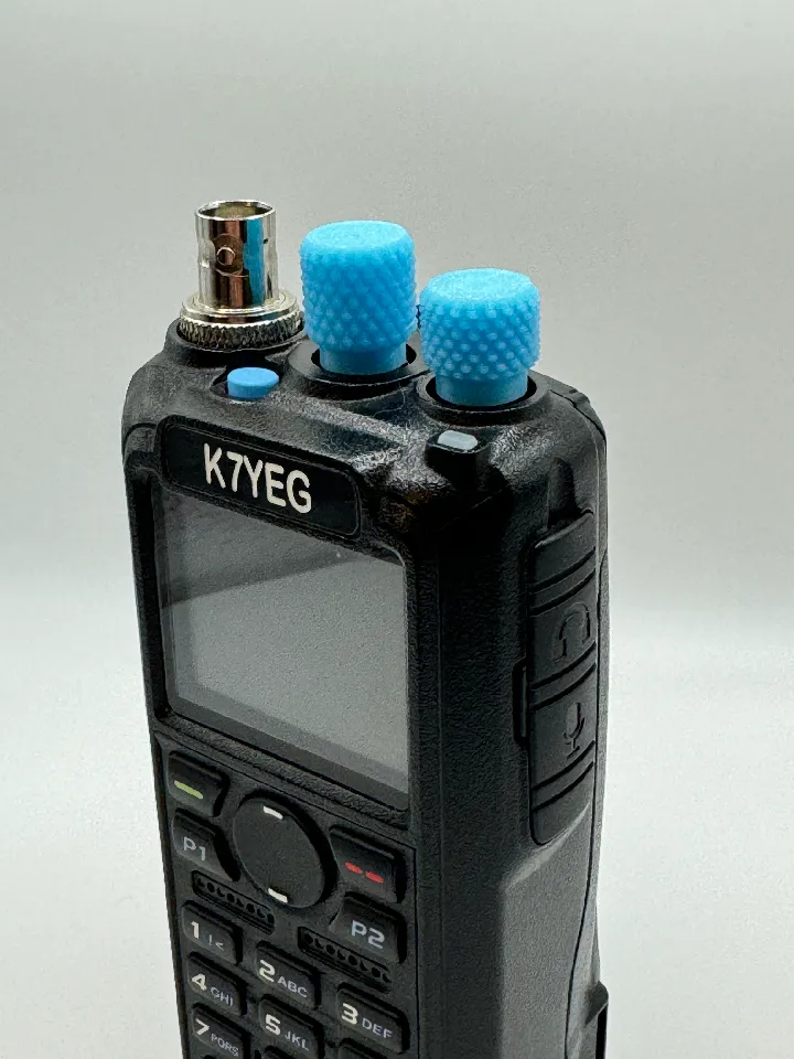 Knurled Knobs for Anytone 878 by K7YEG | Download free STL model ...