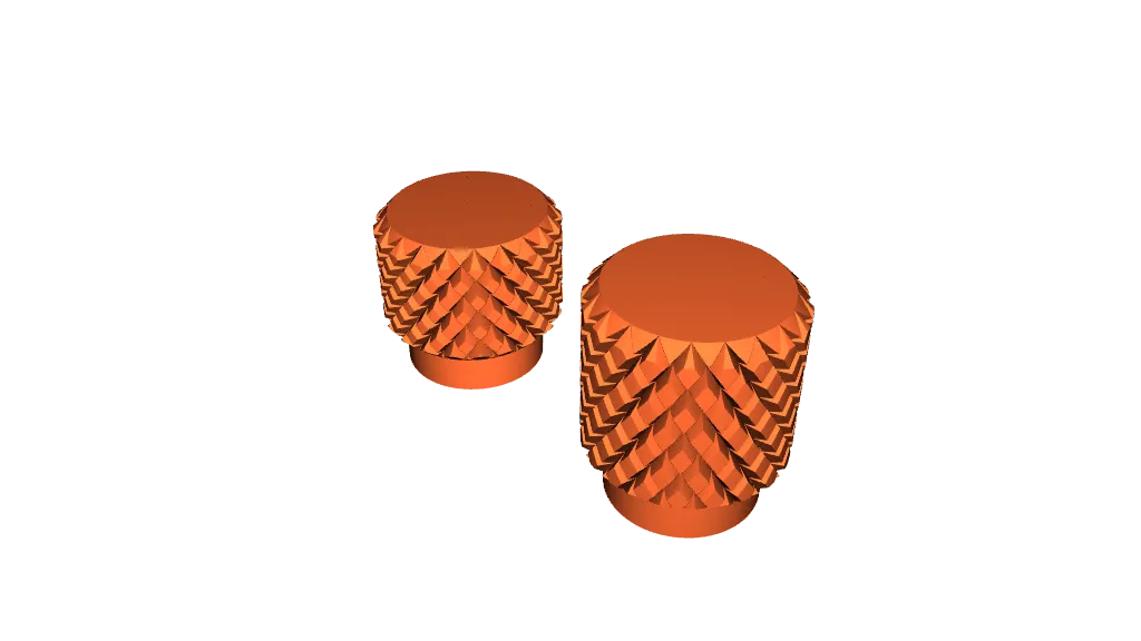 Knurled Knobs for Anytone 878 by K7YEG | Download free STL model ...