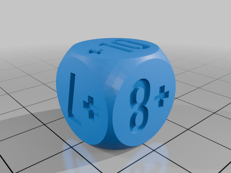 Positive Integer Dice by Petaah | Download free STL model | Printables.com