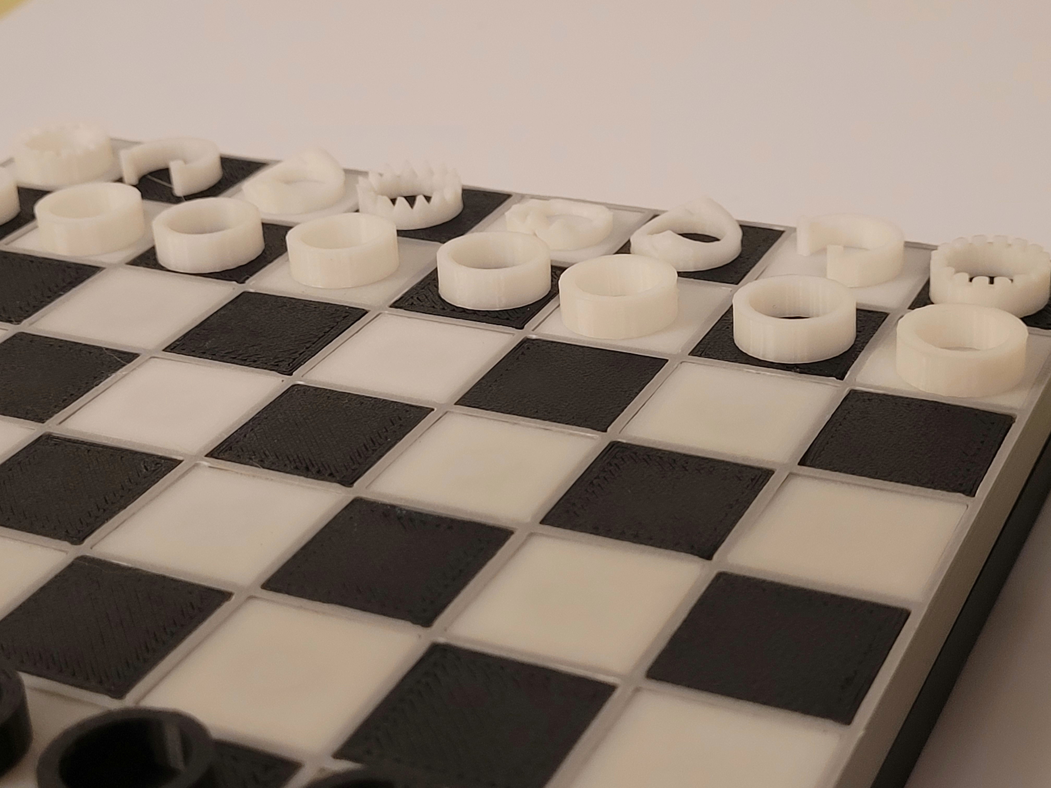 Travel Chess or Travel Checkers by Allen Frank | Download free STL ...